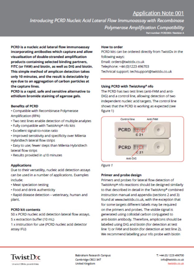 等温DNA増幅キットTwistAmp®シリーズのご紹介 | UP! Online